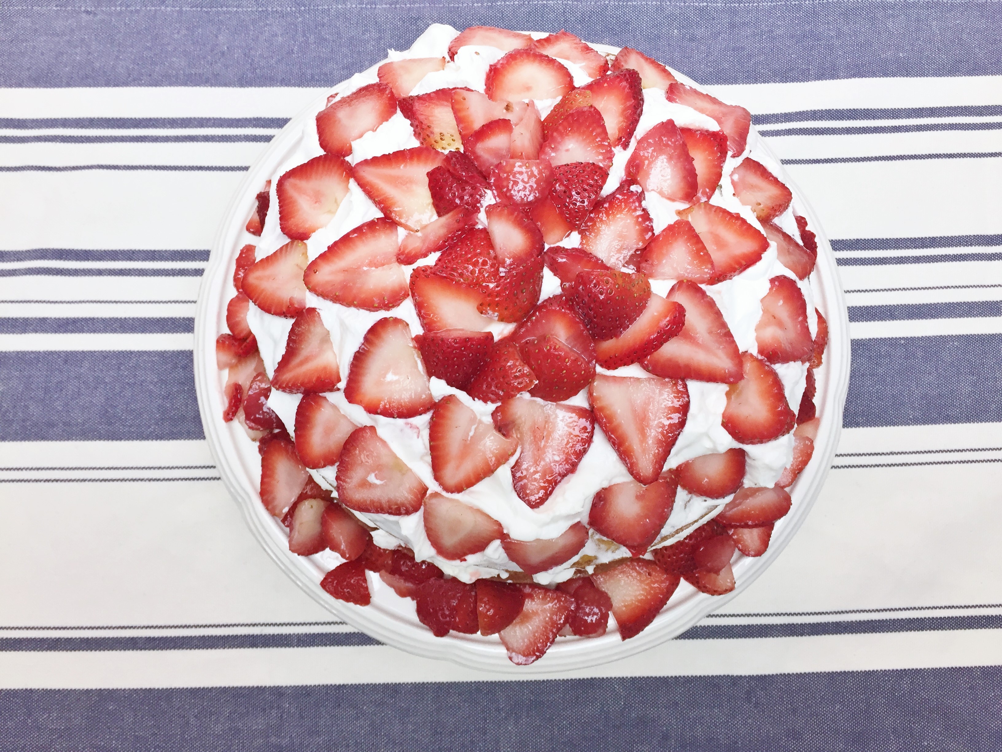 Semi Homemade Strawberry Cake