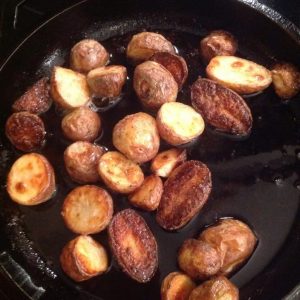 Papas (baby potatoes) Crispy