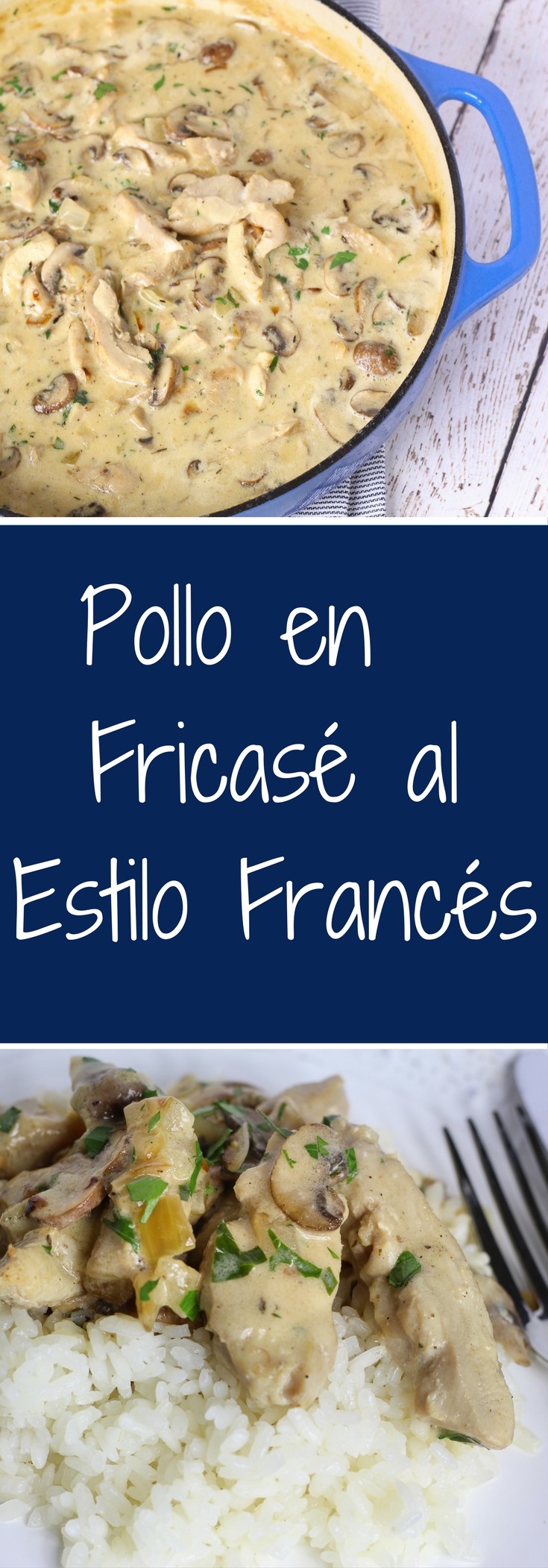 Pollo en Fricasé al Estilo Francés | ENSALPICADAS