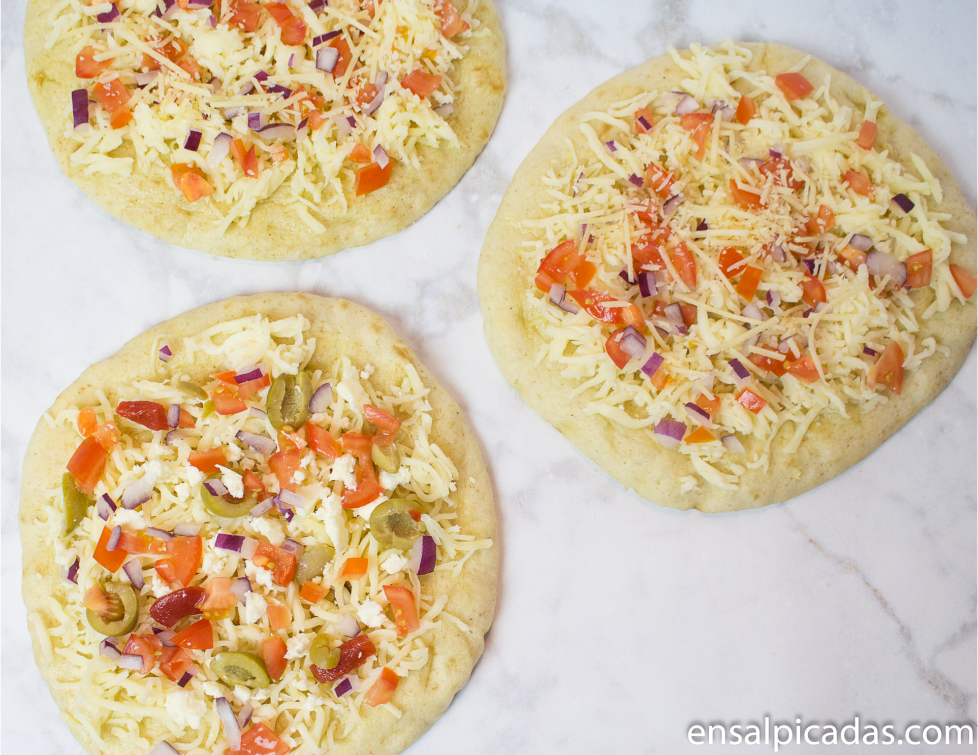 Pizzetas Receta Muy Fácil | ENSALPICADAS