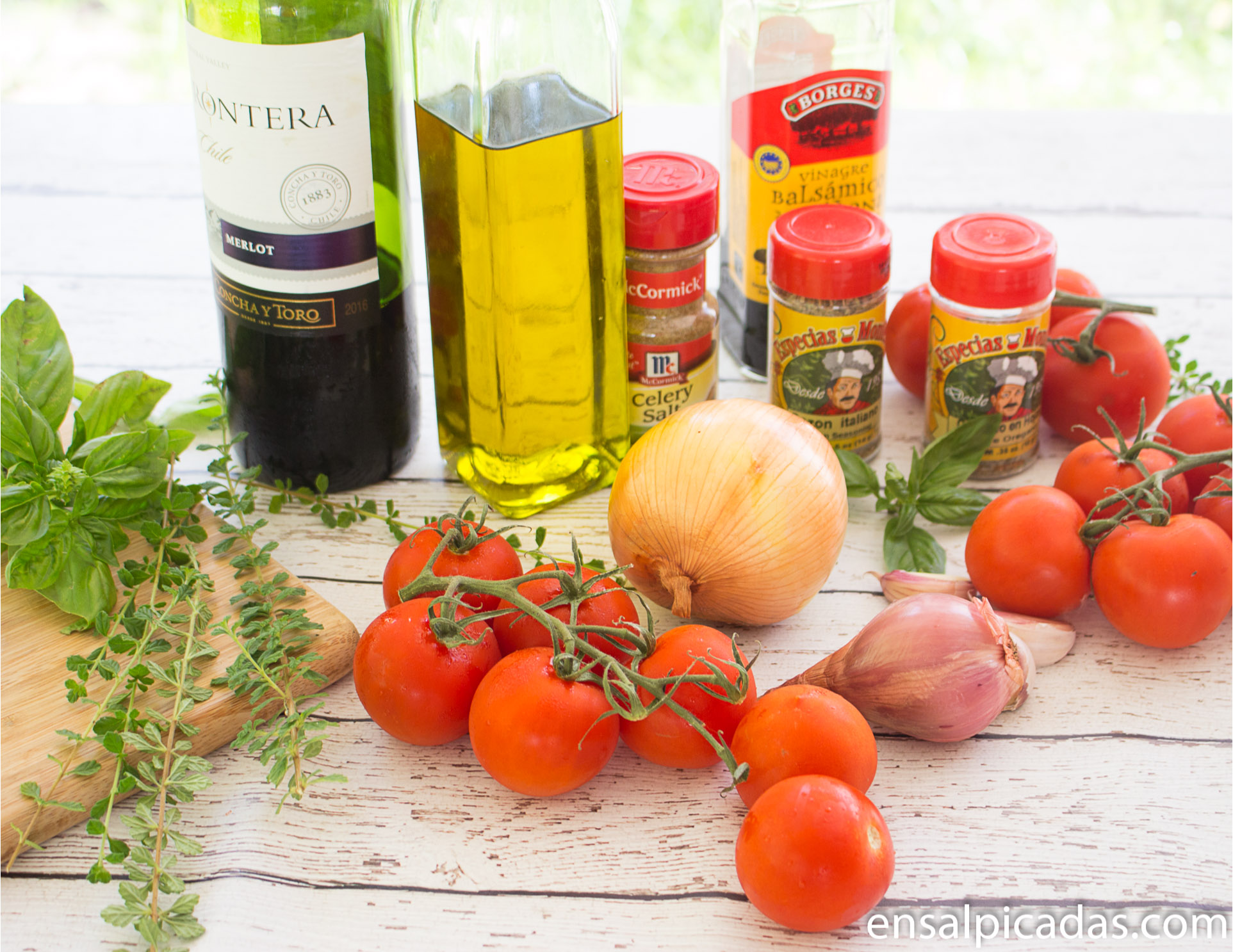 Salsa Marinara con Tomates Frescos | ENSALPICADAS