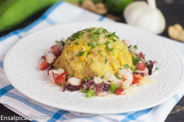 Cómo hacer Mofongo Relleno - ENSALPICADAS