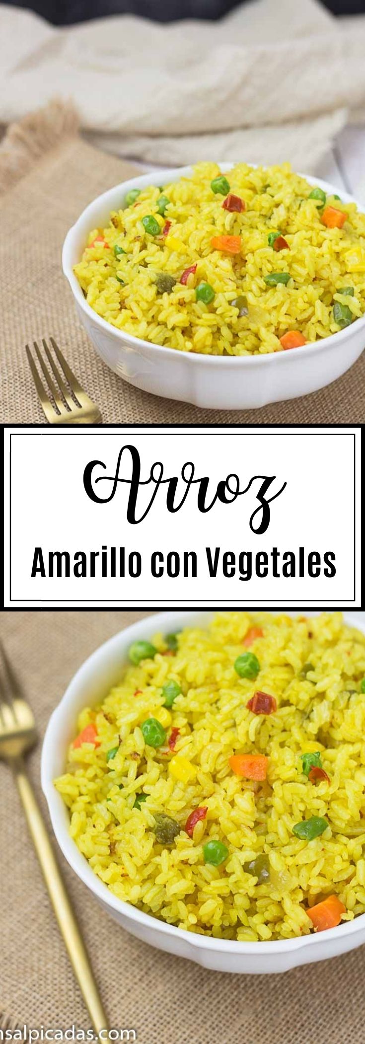 Arroz Amarillo con Vegetales