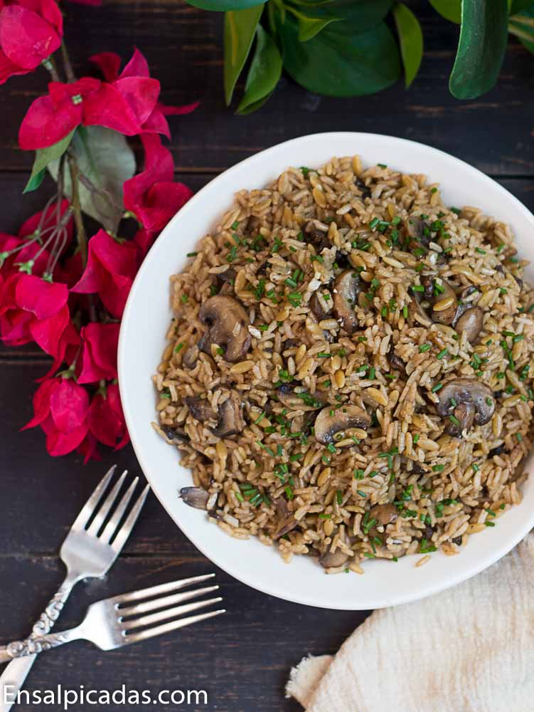 Arroz Pilaf con Setas